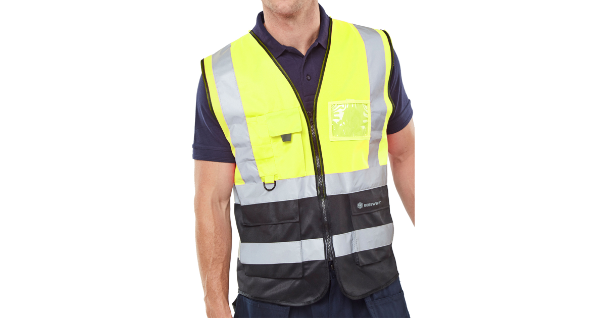 ΓΙΛΕΚΟ ΑΣΦΑΛΕΙΑΣ ΔΙΧΡΩΜΟ ΦΩΣΦΟΡΙΖΕ BEESWIFT HVWCTTS | Axion Cotton